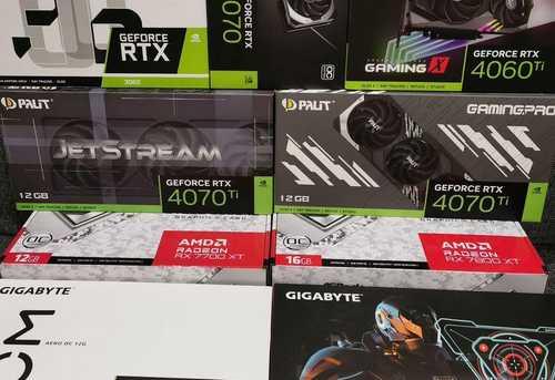 Видеокарты RTX 3060 4060 RTX 4090 4080 4070