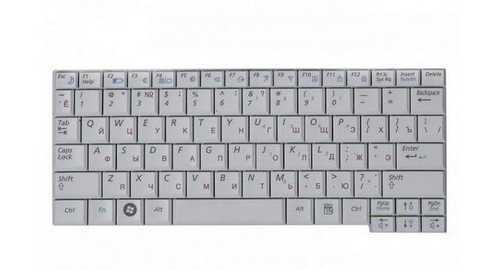 Клавиатура для ноутбука samsung N130 белая