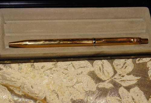 Ручка покрытая золотом шариковая Швеция 14 к