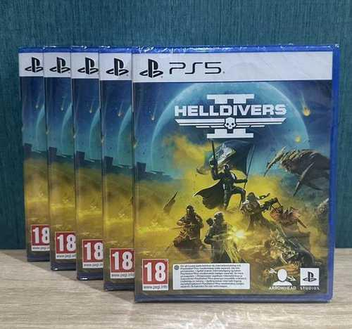 Игра Helldrivers 2 PS5. Диск новый