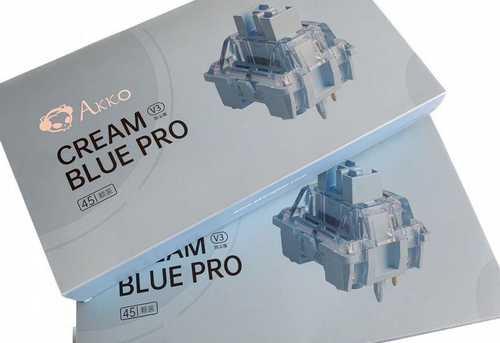 Линейные свитчи Akko V3 Cream Blue Pro
