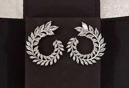 Серьги в стиле Chanel тиара