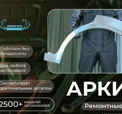 Арка Ford C-Max ремонтная правая