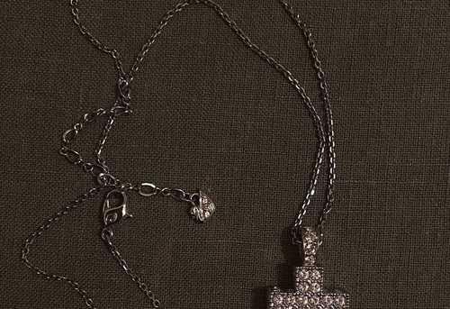 Подвеска крест Swarovski