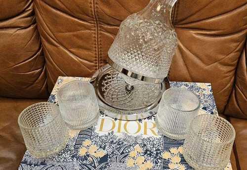 Графин с комплектом стаканов Dior