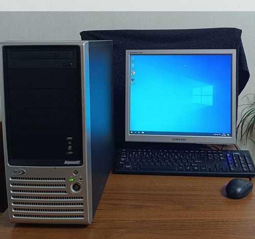 ПК, Core 2 Duo E4300, GeForce 9500 GT 1 ГБ, RAM 4 ГБ