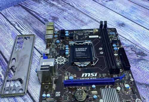 Материнская Плата MSI H81M-E33 (1150)