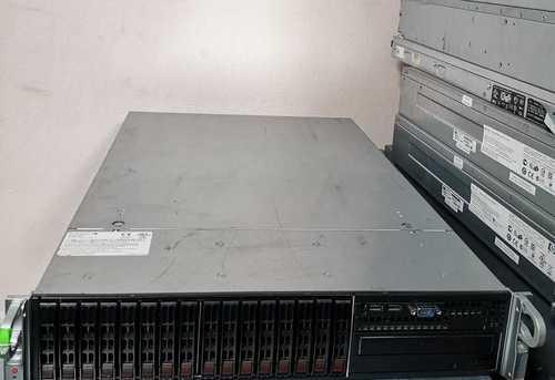 Сервер Supermicro X10DRH-C 1x E5-2680v3/32Gb/2 бп