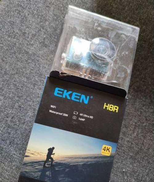 Экшн-камера Eken H8R 4K UHD с Wi-Fi, синяя