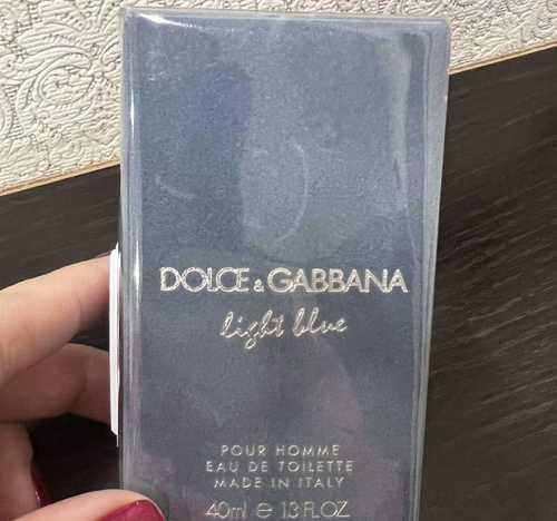 Туалетная вода 40 мл dolce gabbana light blue