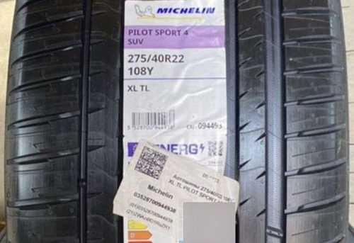 Michelin Pilot Sport 4 SUV 275/40 R22 108Y