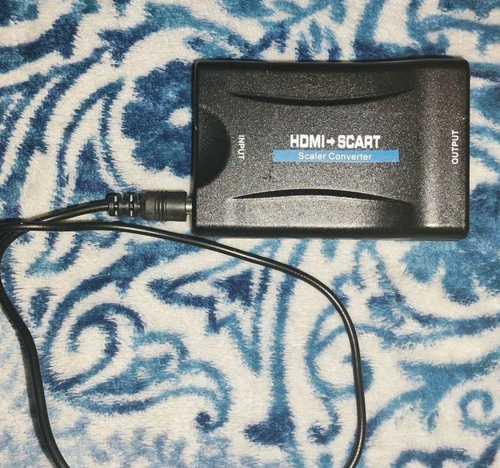 Аудио/видео конвертер hdmi в scart