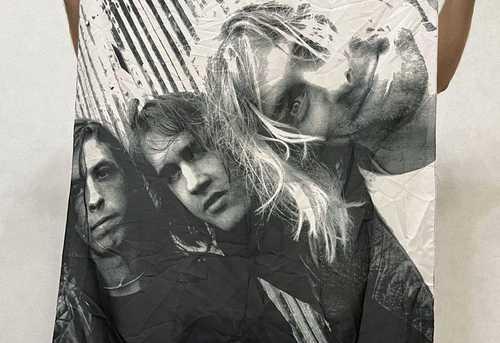 Флаг плакат группа nirvana нирвана винтаж