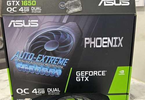 Видеокарта asus GeForce GTX 1650 phoenix OC 4Gb