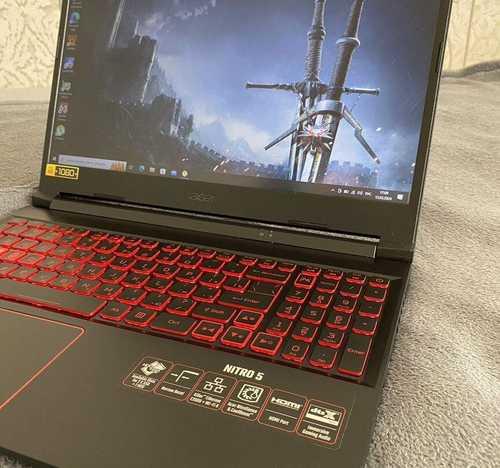 15.6" Acer Nitro 5 AN515-44, 256 ГБ, Ryzen 5 4600H, RAM 8 ГБ, GeForce GTX 1650 Ti 4 ГБ