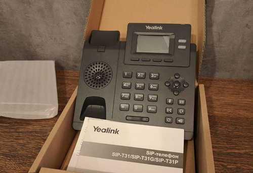 SIP-телефон Yealink sip-t31p для офиса