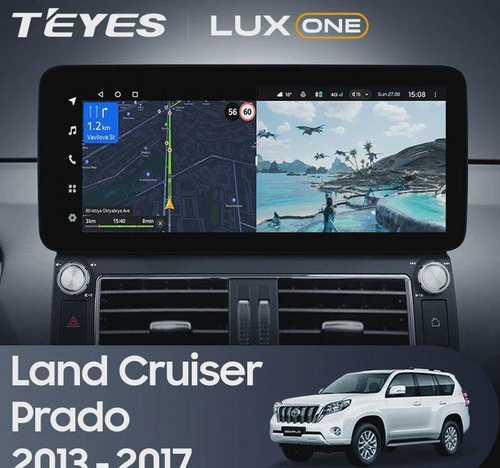 Магнитола Teyes LUX ONE Prado 150 12 дюймов F2