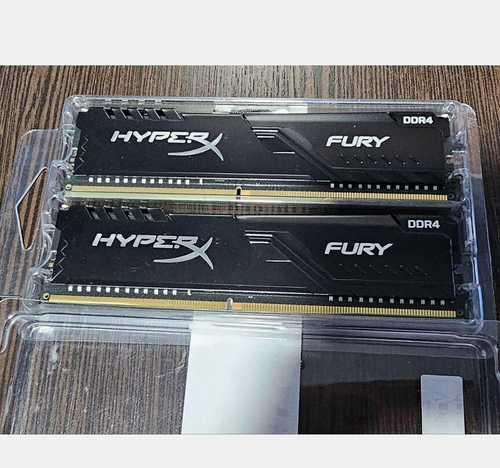 Оперативная память Kingston HyperX fury Black 16гб