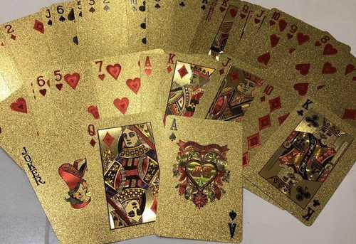 Золотые игральные карты (Арабские)