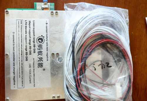 BMS 24S 100 A Lion, lifepo4, PRO titane