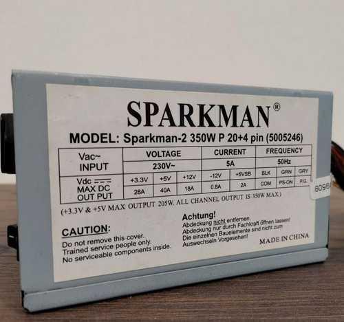 Блок питания sparkman 350w