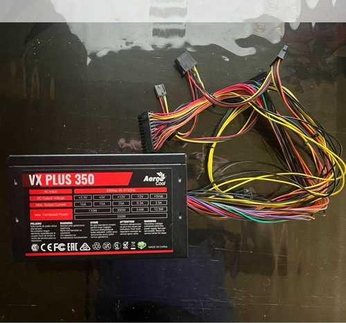 Блок питания компьютера Aerocool VX-350 plus