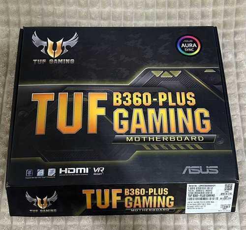 Материнская плата asus TUF b360 plus gaming lga 11