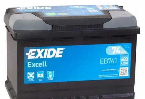 Аккумулятор Exide Excell 74L EB741 прям. пол. 74 А
