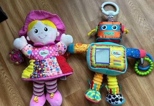 Кукла и робот lamaze