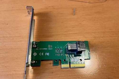 Контроллер Supermicro PCIe to HD miniSAS SFF-8643