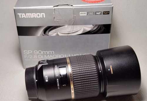 Макро объектив Tamron 90 2.8 VC USD (Nikon)