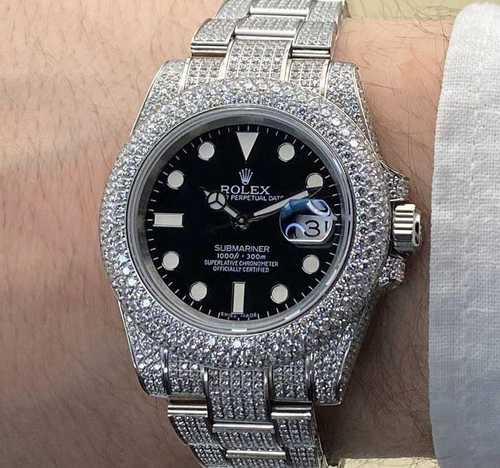 Часы Rolex Submariner камни