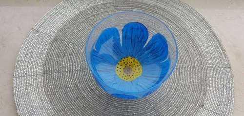 Вазочка синий цветок