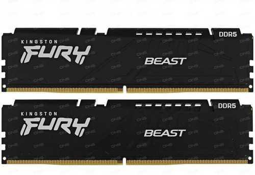 Оперативная память Kingston fury Beast Black 16 GB