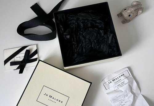 Jo malone коробка оригинал, с лентой и бумагой