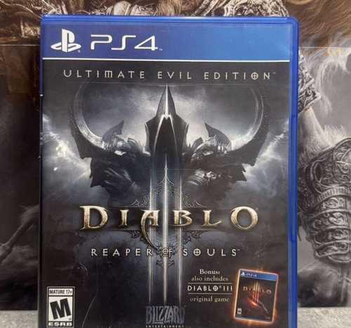 Диск diablo 3 reaper of souls для ps4