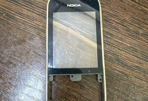 Тач скрин в рамке Nokia 202 203 оригинал