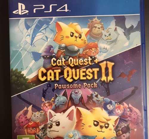 Cat quest и cat quets 2 ps4 диск