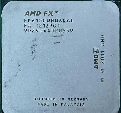 Процессор AMD FX 6100