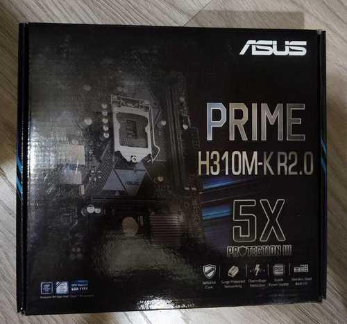 Материнская плата asus prime h310-k r2.0