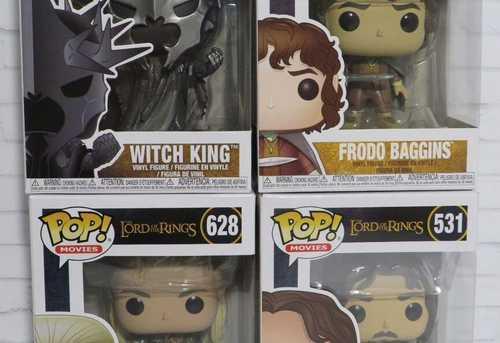 Funko Pop Witch King, Frodo, Legolas, Aragorn