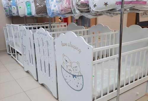 Детская кровать для новорождённых