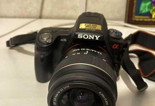 Зеркальный фотоаппарат sony slt a35