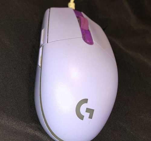 Игровая мышь logitech g102 lightsync purple