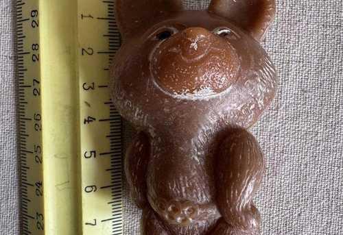 Олимпийский мишка СССР ретро 8 см пластмасса