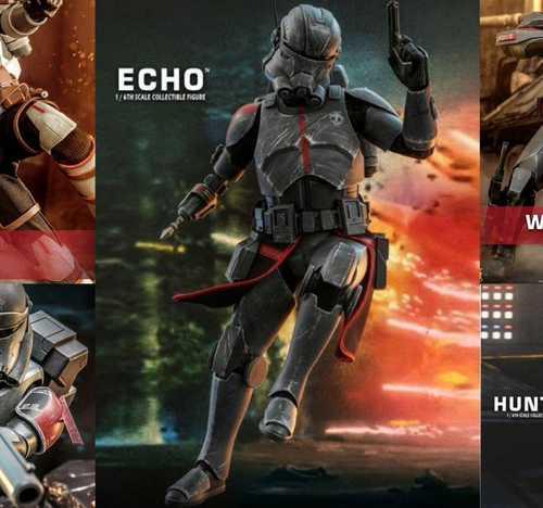 Hot toys batch wrecker echo Hunter crosshair tech