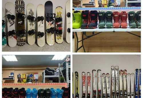 Продажа горных лыж и сноубордов