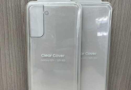 Чехол Samsung clear cover s21+