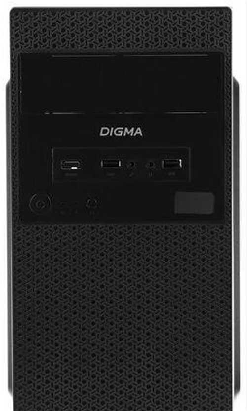 Корпус mATX Digma DC-matx103-U2, Mini-Tower, без б