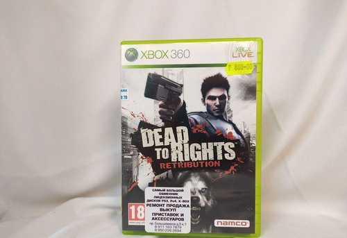 Dead To Rights Retribution Xbox 360